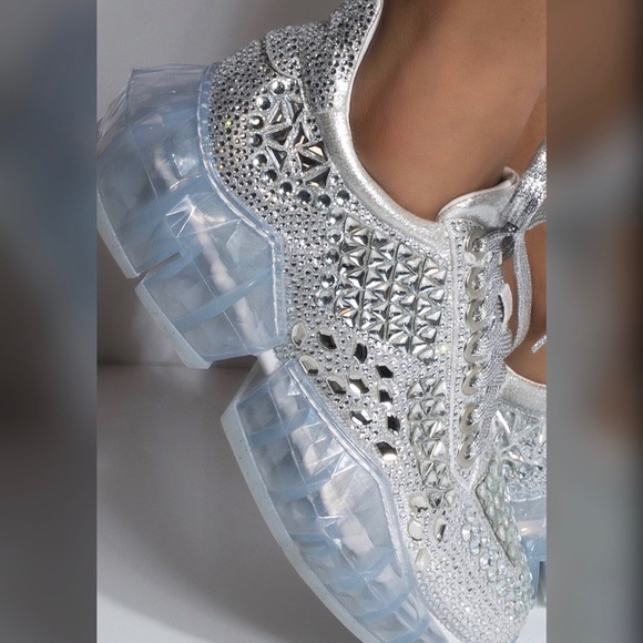 Shoes | Platinum Diamond Sneaker | Poshmark